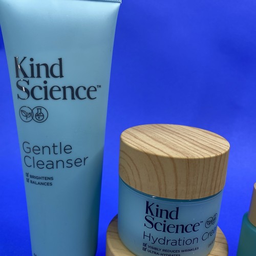 Kind Science Skin Care Set Gentle Cleanser Hydration Cream Radiance Oil ...
