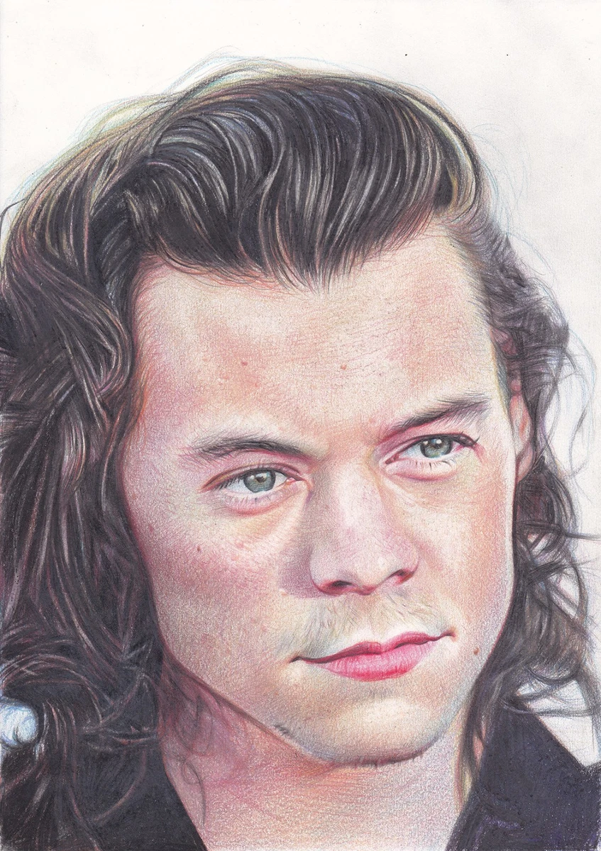 How To Draw Harry Styles Step By Step Easy