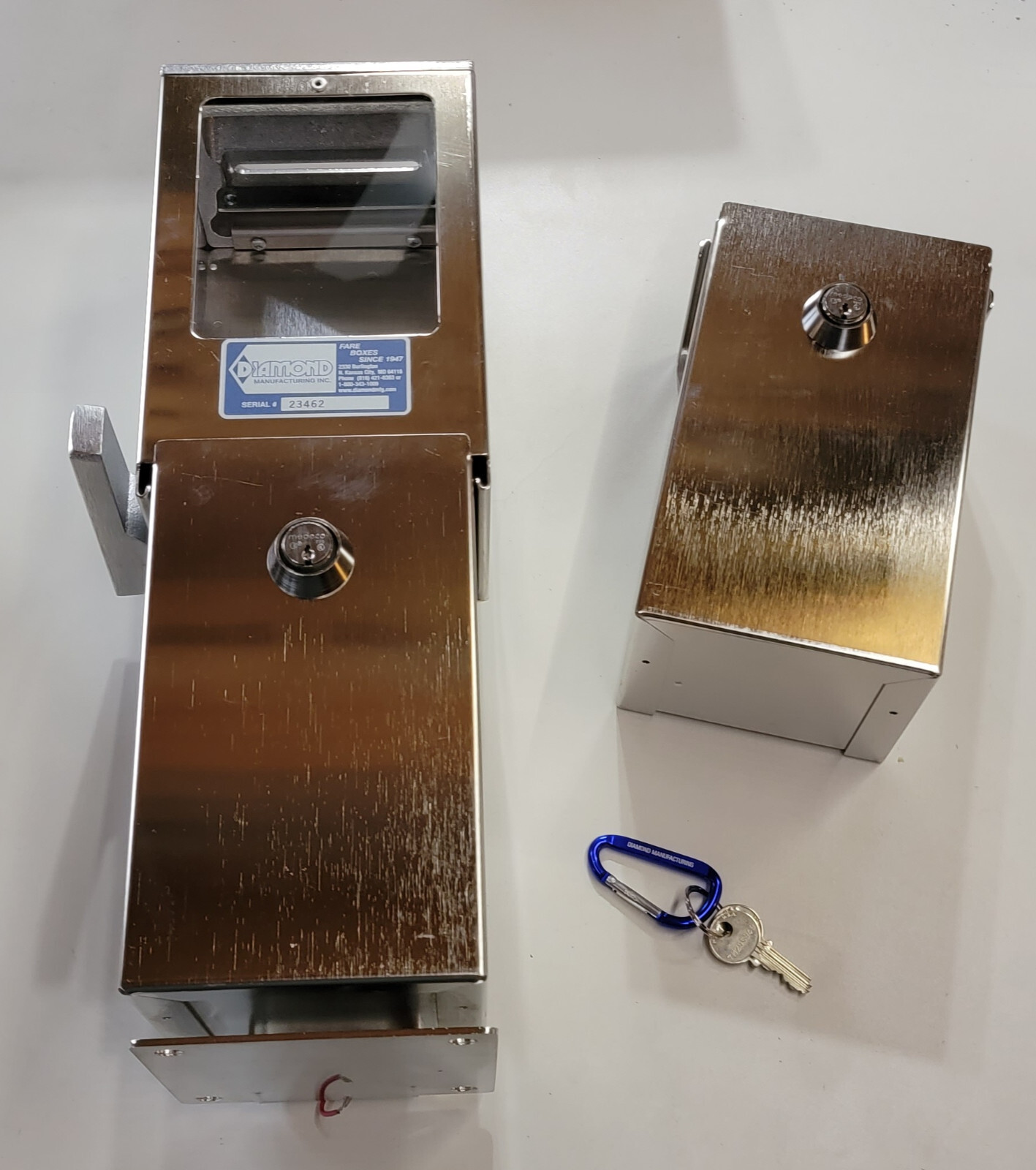 NEW Diamond Model NV Farebox with 2 Vaults Bus Farebox Lighted Floor ...