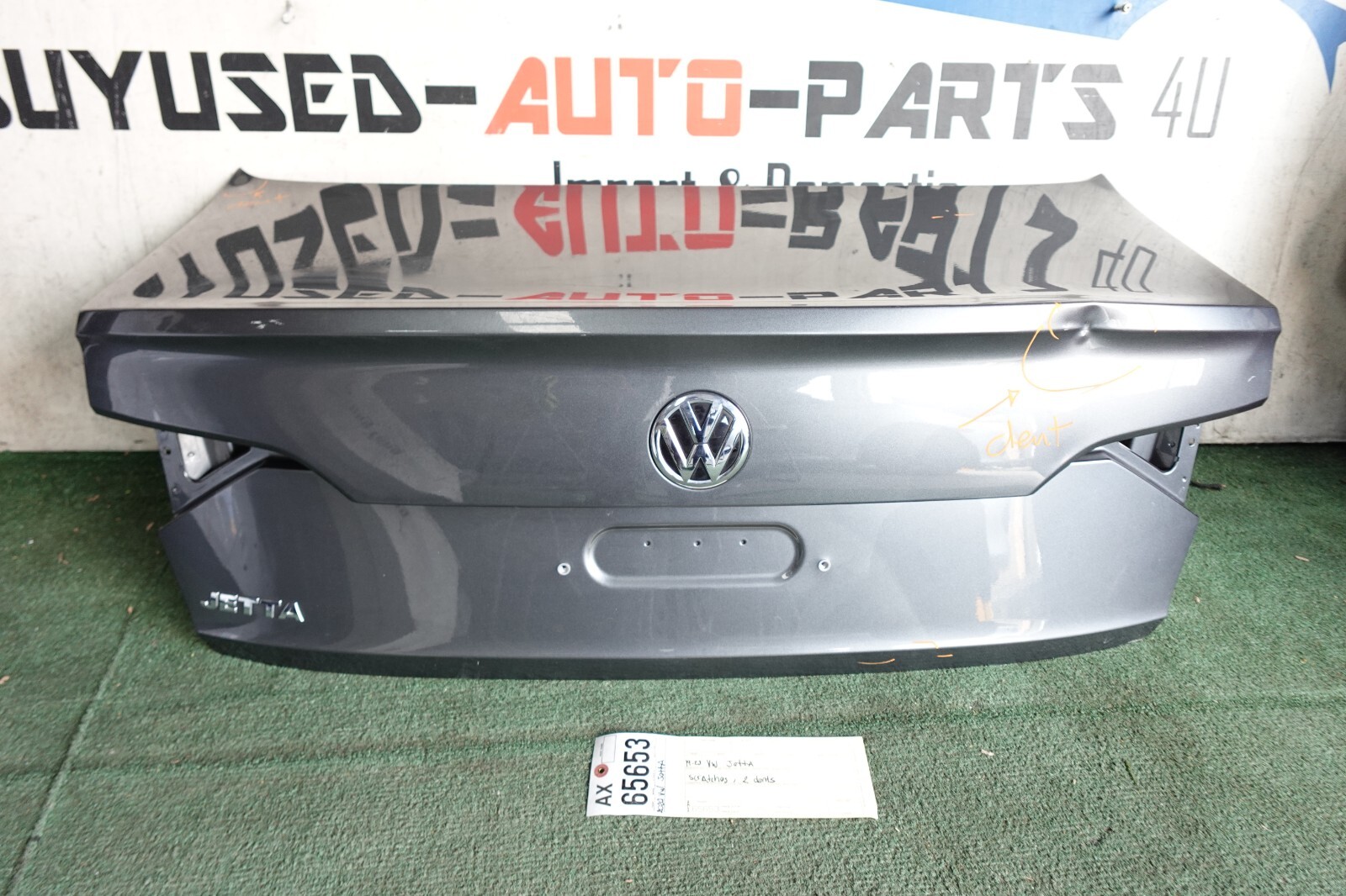 w/2dents 2019 2020 2021 22 2023 VOLKSWAGEN JETTA REAR DOOR TRUNK LID ...
