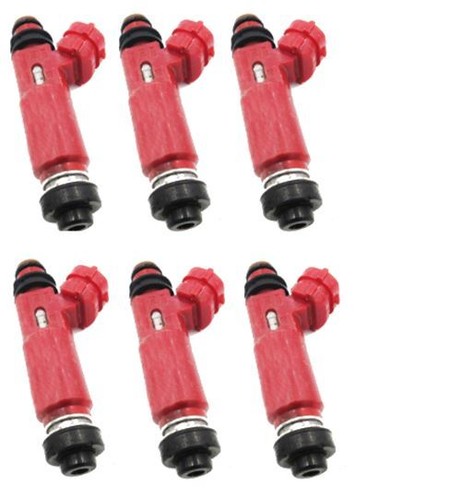 6 x FUEL INJECTORS for MITSUBISHI PAJERO NM 6G74 3.5 V6 00-04 INJECTOR ...