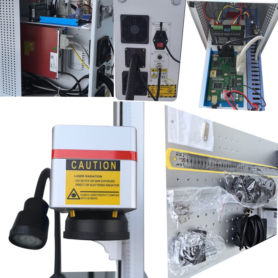 Raycus Metal Steel Fiber Laser Engraver 50W Electric Lifting Laser ...