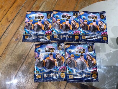 Harry Potter Coles Magical Discs 2 Discs In Each Packet 5 Packets Brand ...