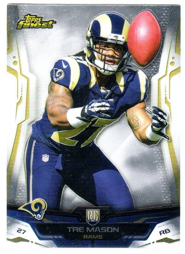 TRE MASON 2014 Topps Finest Rookie Card-#115 Rams Auburn-MINT | eBay