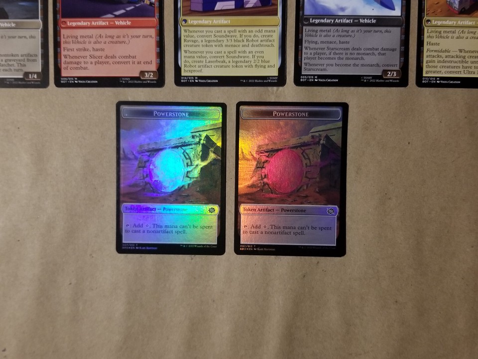 MTG BRO BOT Transformers 15 Card Non-Foil Set w/ Ravage & Laserbeak ...