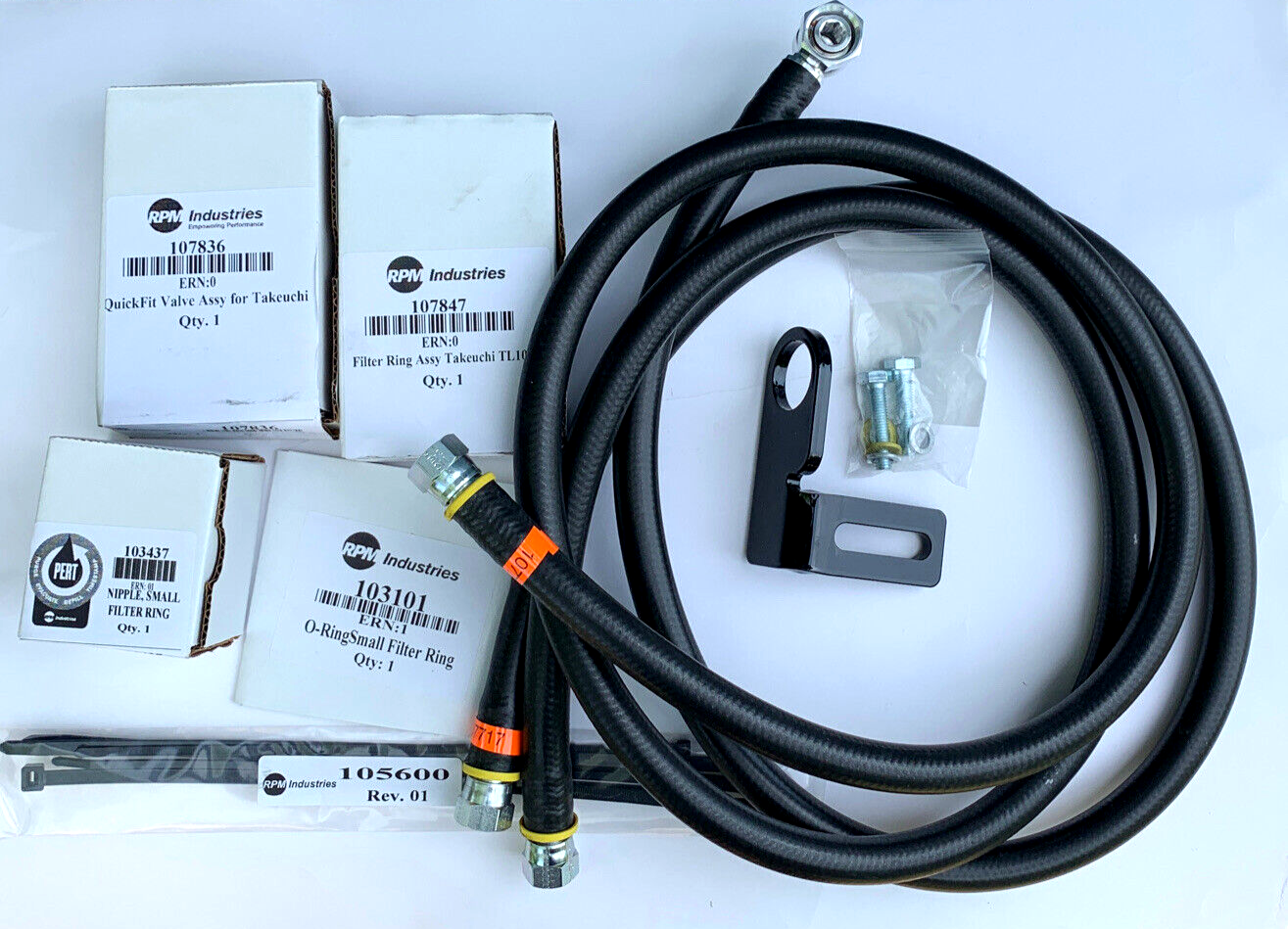 RPM Industries 301643 Quick-fit Kit For Takeuchi Tl12v2 Kubota V3800 | eBay