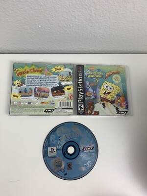 SpongeBob SquarePants SuperSponge Sony PlayStation 1 2001 PS1 ...