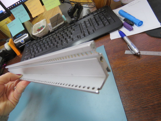 SCHROFF, INC. 30819-405 Qty of 3 per Lot HORIZONTAL RAIL WITH FLANGE ...