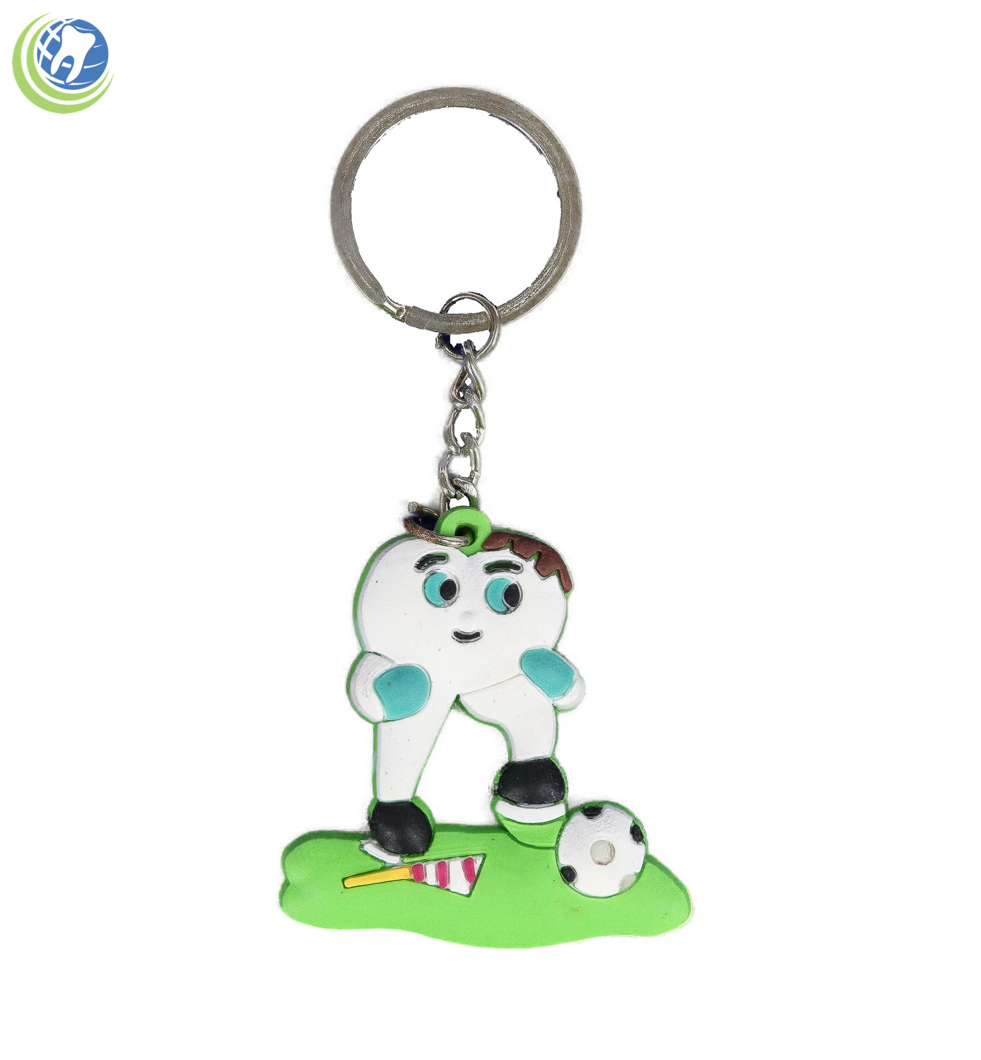 5X DENTAL MOLAR TOOTH SOCCER PLAYER KEYCHAIN GIFT SOUVENIR DENTIST ...