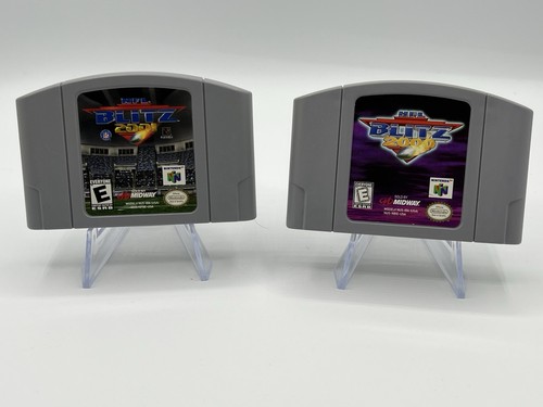 NFL Blitz 2000 & NFL Blitz 2001 Nintendo 64 N64 Tested and Working | eBay