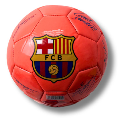 Unifan Barcelona Messi Size 2 Peach Football - Licensed Barcelona ...