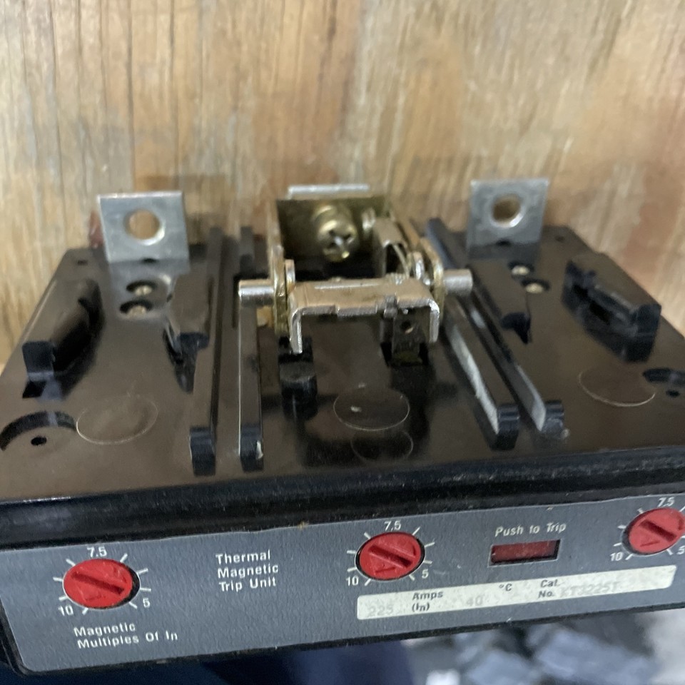 Cutler Hammer KT3225T 225A Thermal Magnetic Circuit Breaker Trip Unit ...