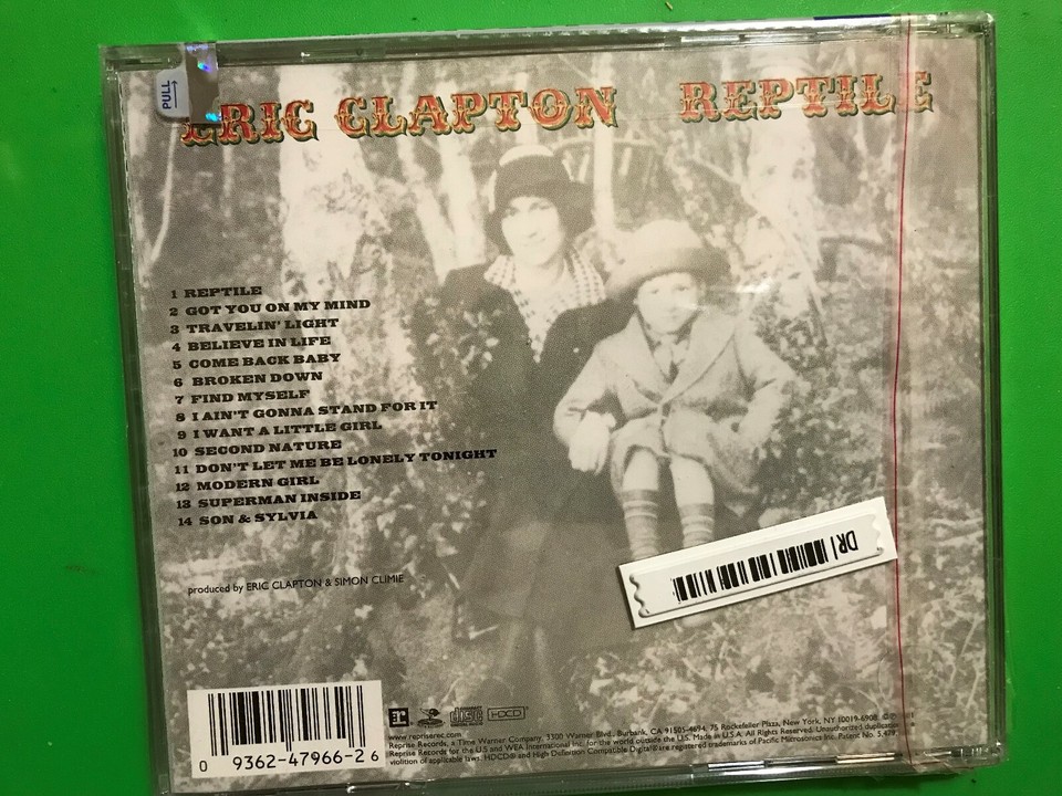 New Eric Clapton Reptile CD rock music Reprise Mind life baby girl ...