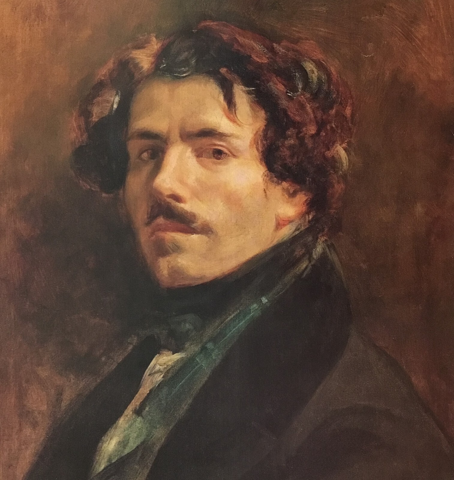 Eugene Delacroix Self-Portrait Custom Framed Print | eBay