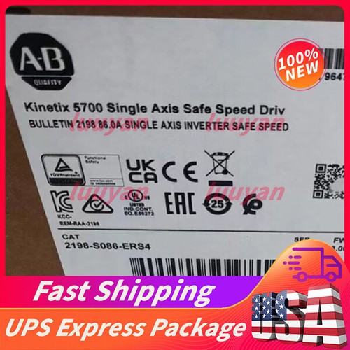 Allen Bradley 2198-S086-ERS4 New Sealed Kinetix 5700 Single-Axis Module ...