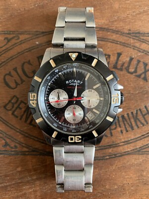 Rotary Chronospeed Chronograph Watch Gents Mens Bezel Watch | eBay UK