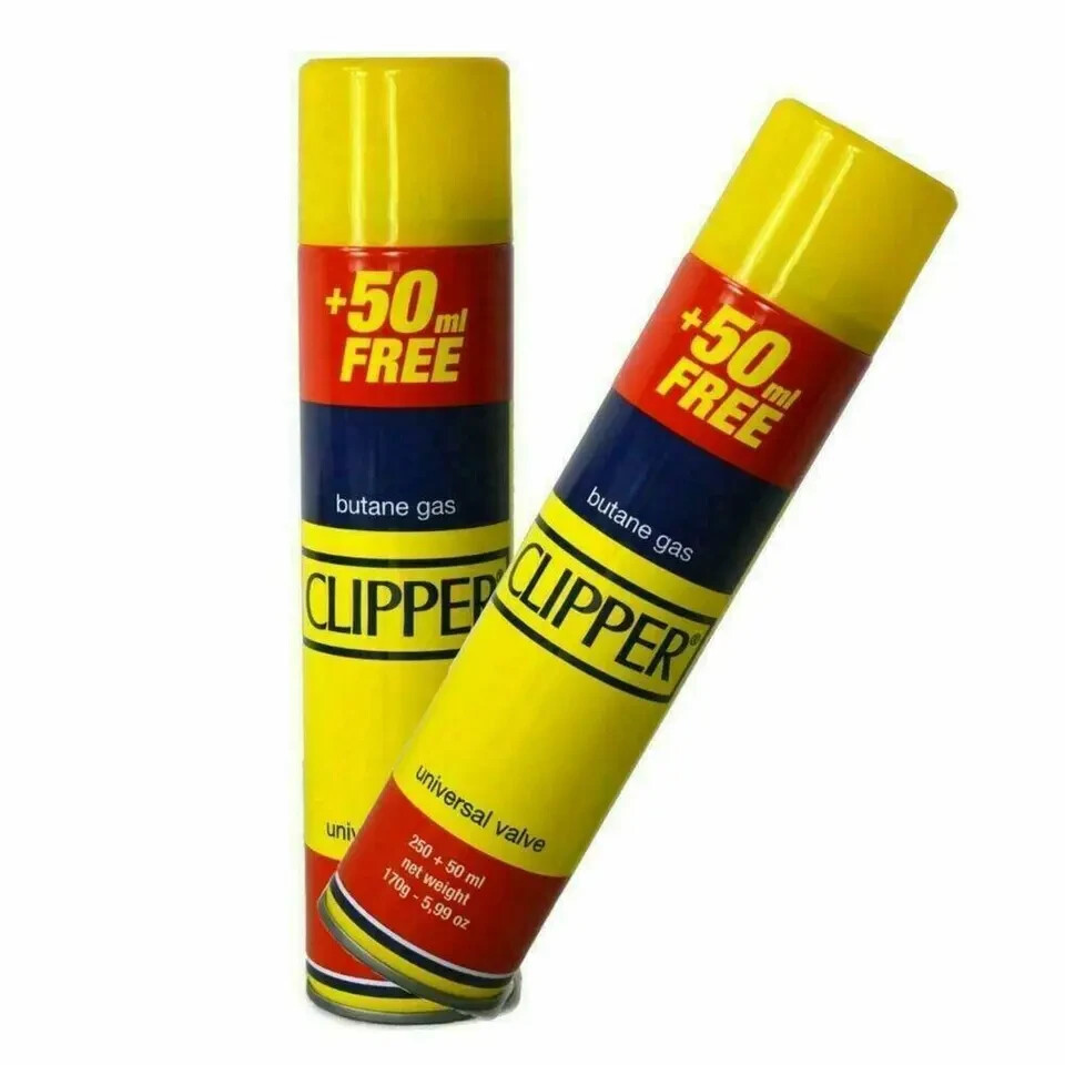 2X CLIPPER High Quality Universal Gas Lighter Butane Gas Fuel Fluid ...