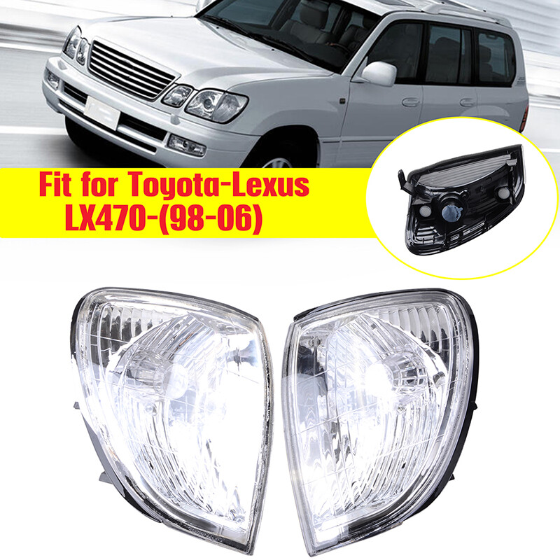 Side Clear Parking Turn Signal Light Corner Lamp PAIR Fits Lexus LX470 ...