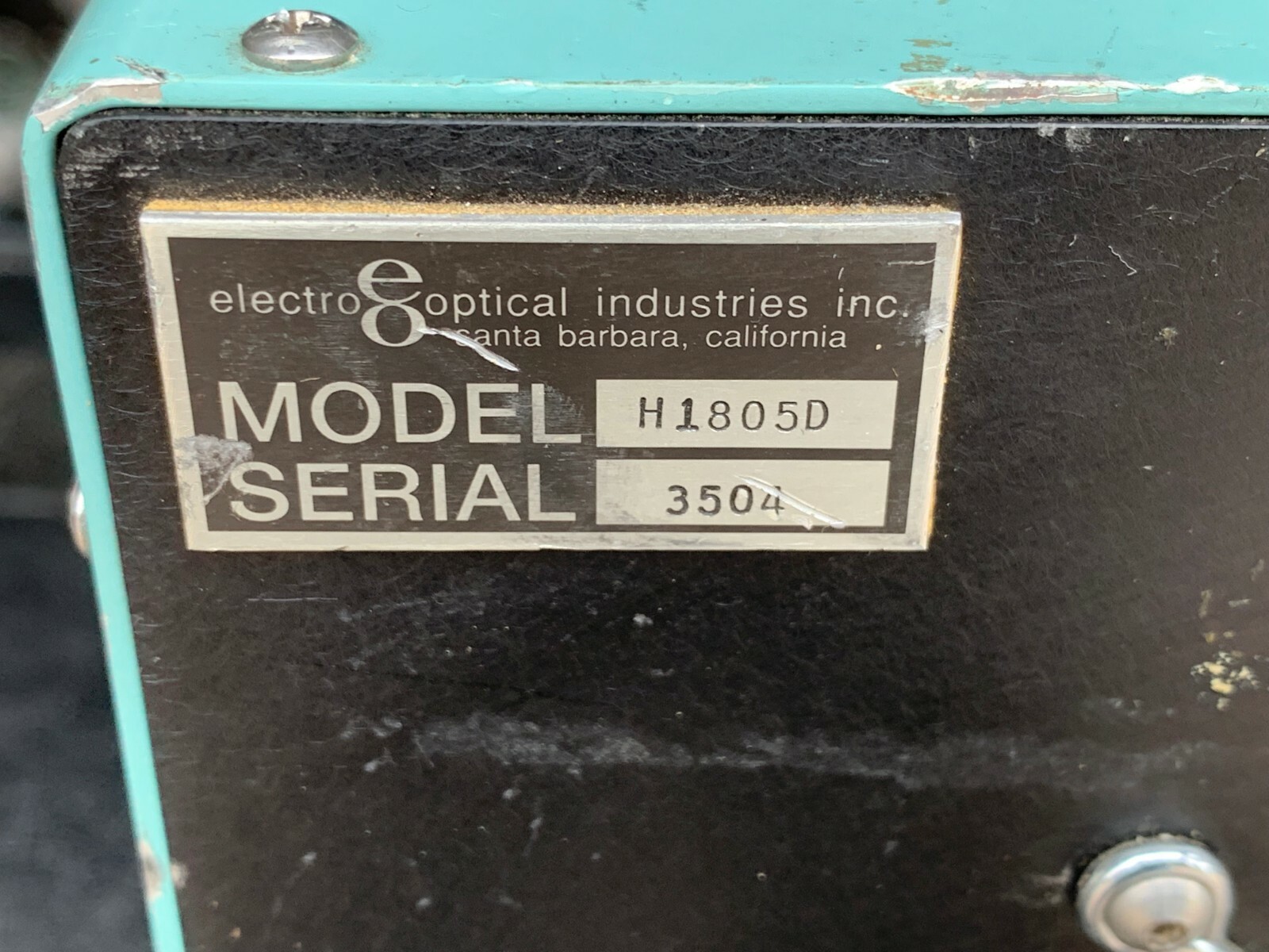 ELECTRO OPTICAL INDUSTRIES MODEL H1805D BLAKBODY SOURCE | eBay