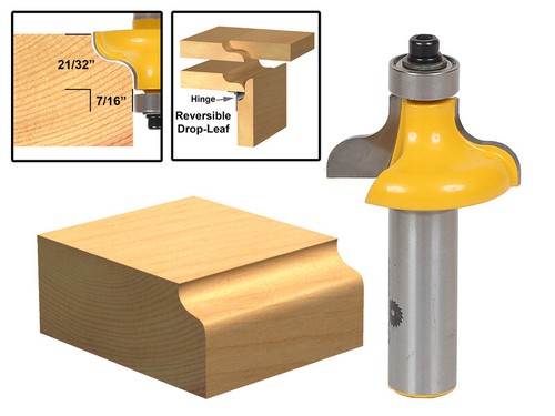 7/16" Traditional Table Edge Router Bit - 1/2" Shank - Yonico 13147 | eBay