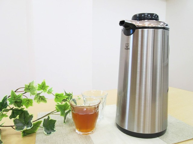 Tiger Thermos Bottle Insulation Tabletop Stainless Steel Pot 1.9 L for ...