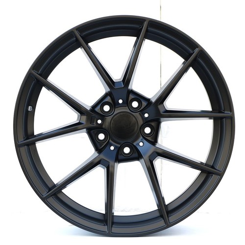 19" M3 M4 CS STYLE SATIN BLACK WHEELS RIMS FITS BMW 5X120 428 430 435 ...