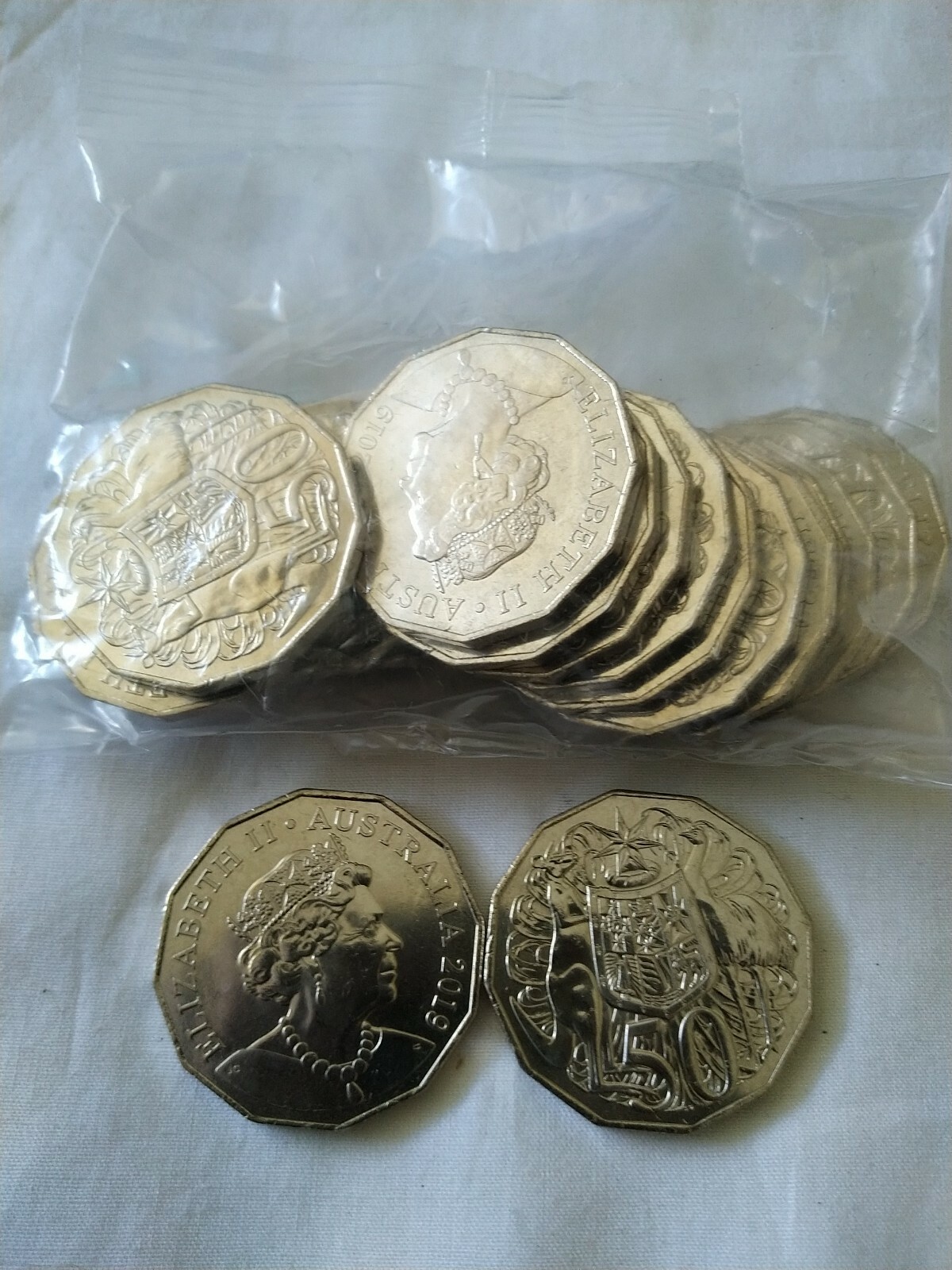 2019 COA 50c Jody Clark JC ex mint bag 1 coin UNC 50 cent | eBay