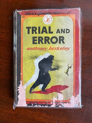 Trial And Error Mystery Paperback Book by Anthony Berkeley from Pocket ...