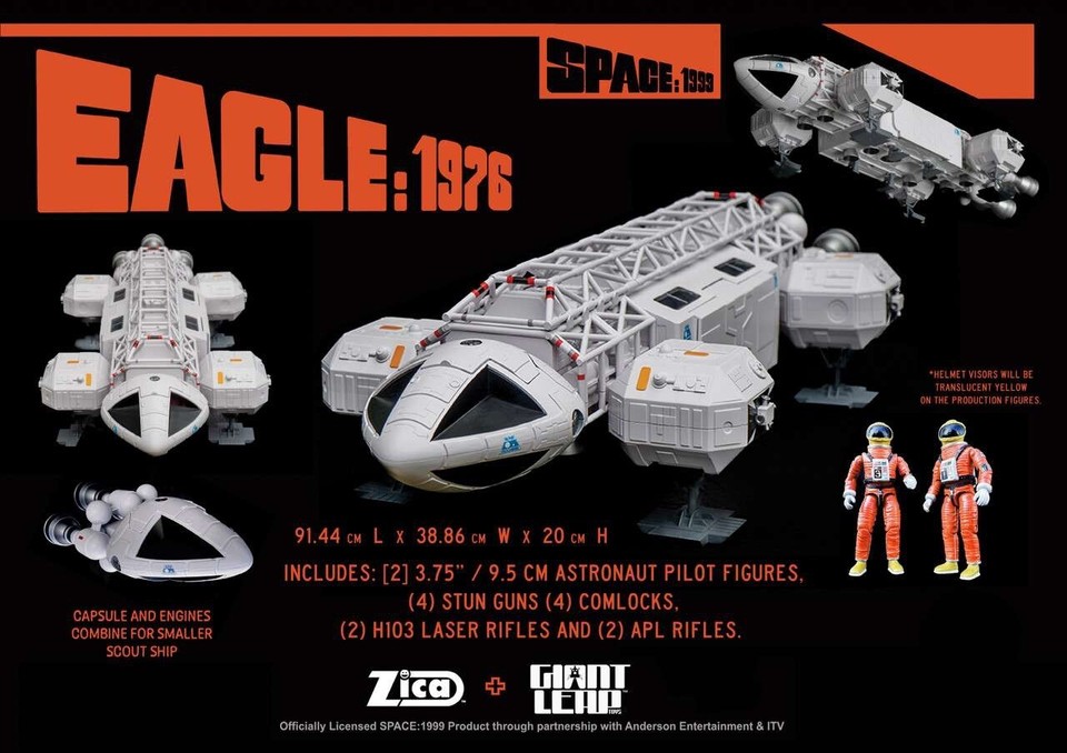 PREORDER FEBRUARY 2026 SPACE 1999 EAGLE 1976 RETRO MATTEL EDITION ...