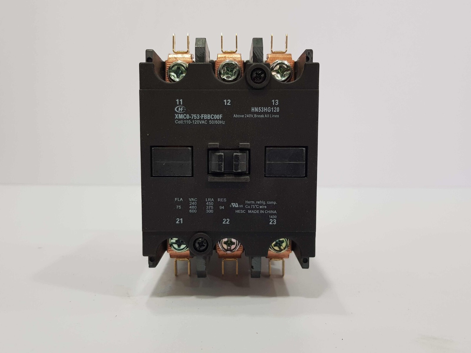 HONGFA XMC0-753-FBBC00F CONTACTOR HN53HG120 | eBay