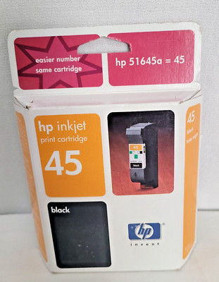 HP Invent Inkjet Print Cartridge 45 Black | eBay