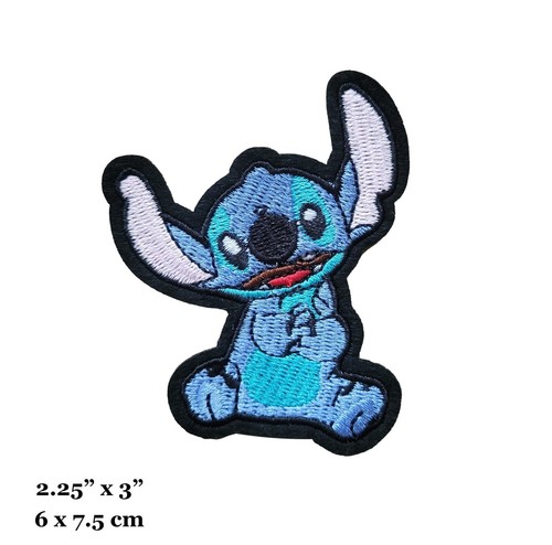 Lilo And Stitch Stitch Character Embroidered Iron On Patch | eBay