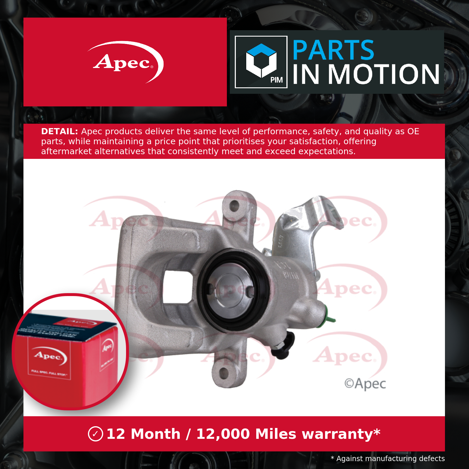 Brake Caliper fits MINI COUNTRYMAN COOPER R60 1.6 Rear Left 10 to 16 ...