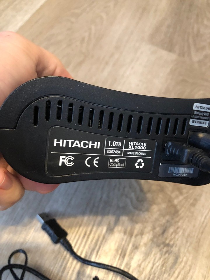 Hitachi XL1000 1TB External Portable Hard Drive HDD Fully Tested with ...