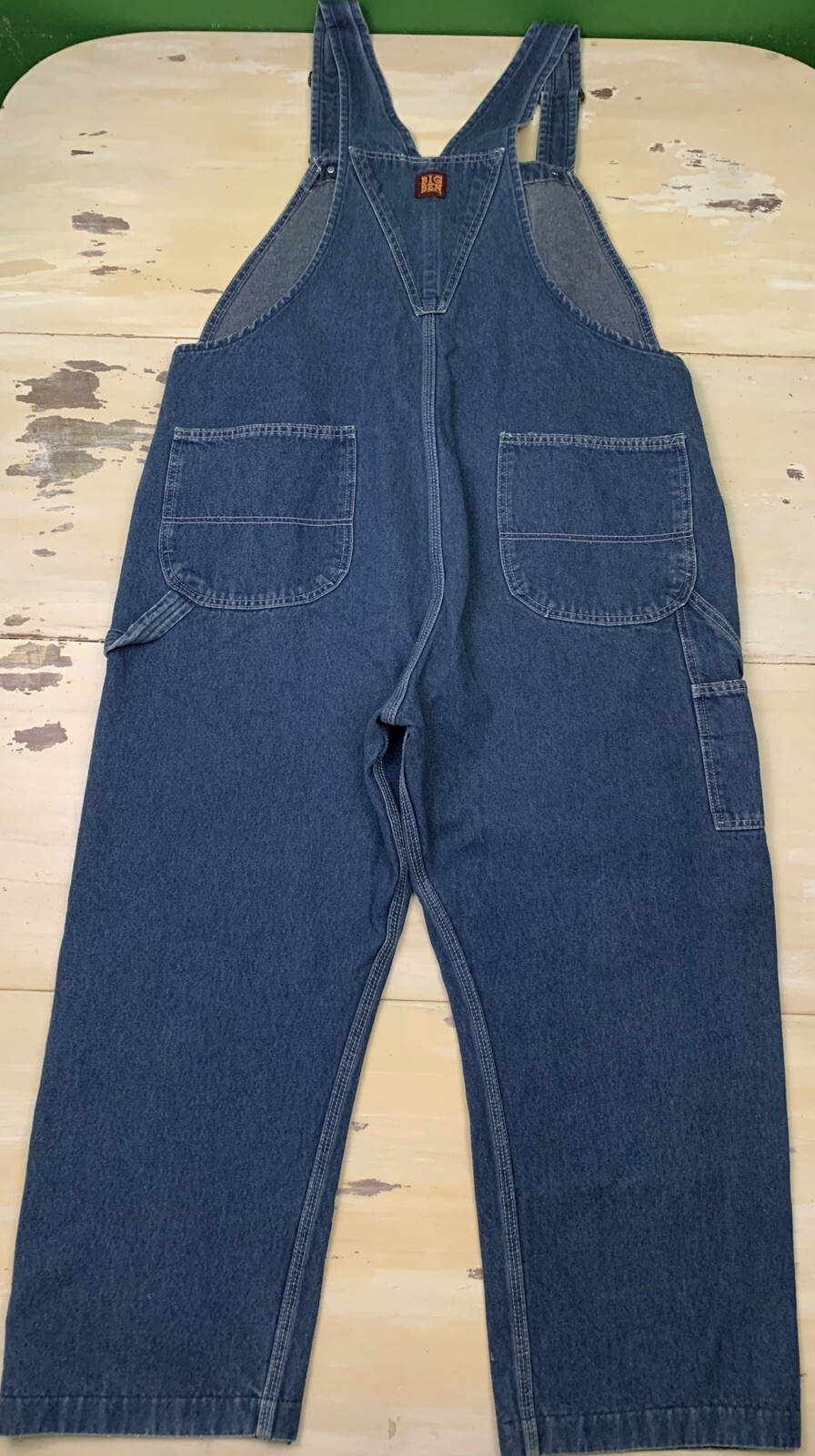 BIG BEN - Vtg Made In USA Faded Blue Jean Workwear Denim Overalls, Mens ...