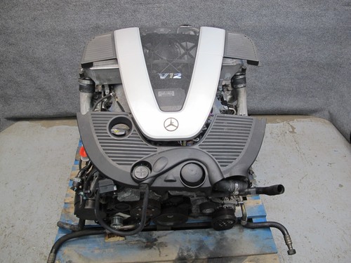 🥇03-06 MERCEDES R230 SL600 5.5L M275 RWD V12 COMPLETE ENGINE MOTOR 56K ...