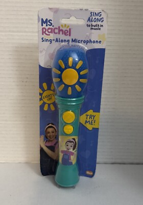 Ms. Rachel Sing Along Microphone Lights Up Plays Music Songs Wheels on ...