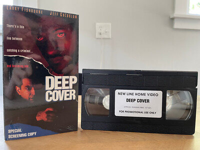 Deep Cover (VHS/VCR Tape, 1992) Laurence Fishburne Jeff Goldblum *Promo ...
