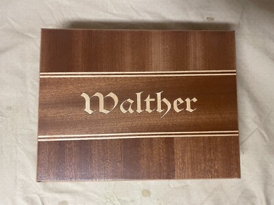 Hand Crafted Walther Solid wood Storage boxes, gun case, display box ...