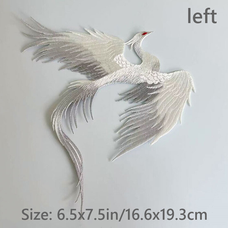 Chinese Phoenix Embroidery Applique Patch Sewing Trimming DIY Costume ...