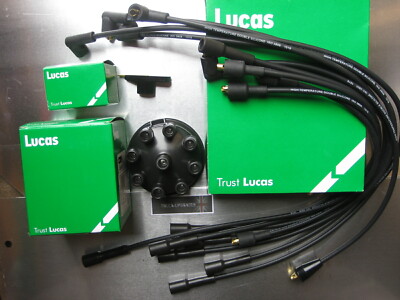Lucas V8, Spark Plug Leads, Rotor Arm, Distributor Cap RTC6551, TVR ...