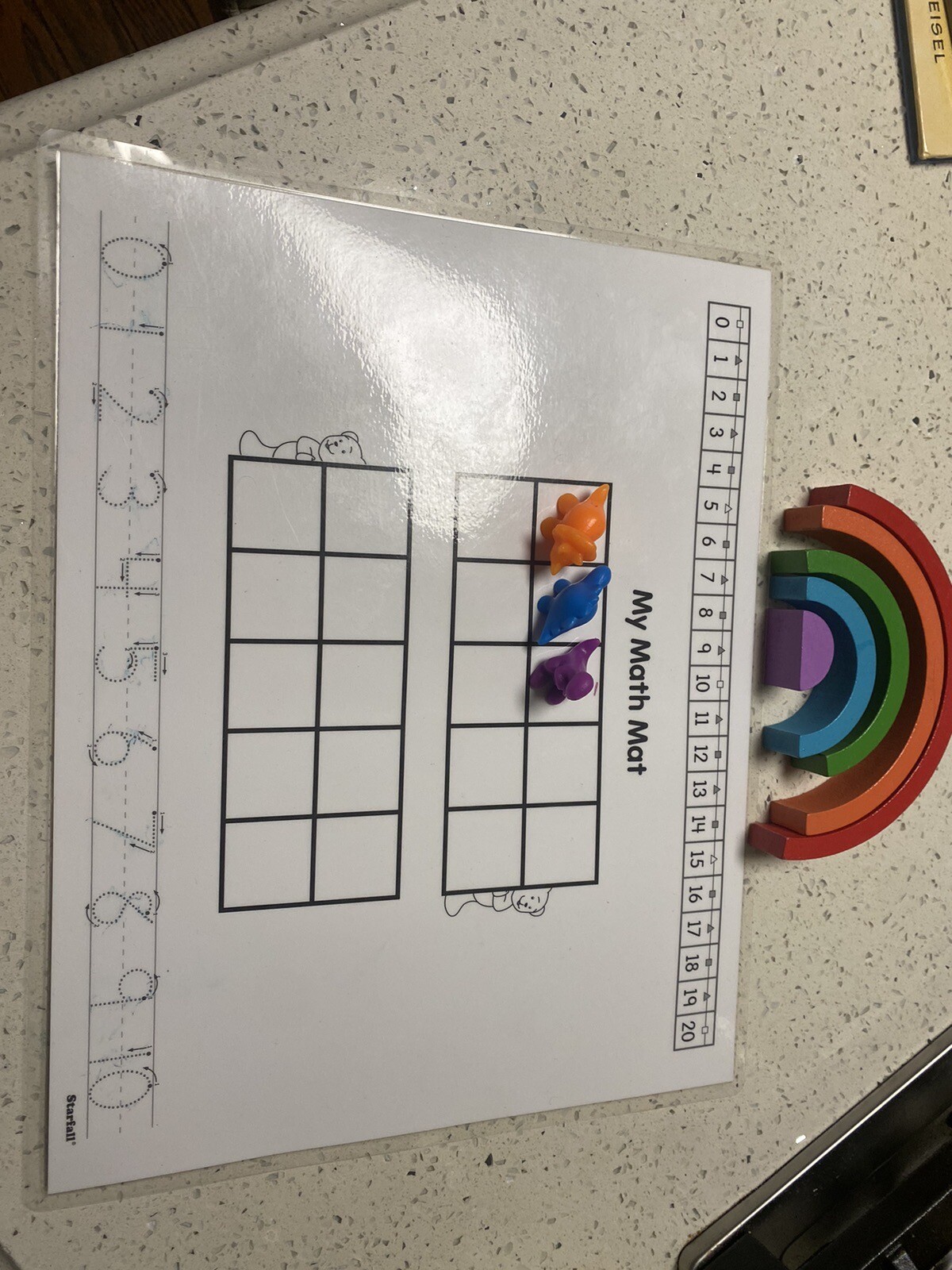 STARFALL Ten Frame Early Math Counting Laminated To Reuse | eBay