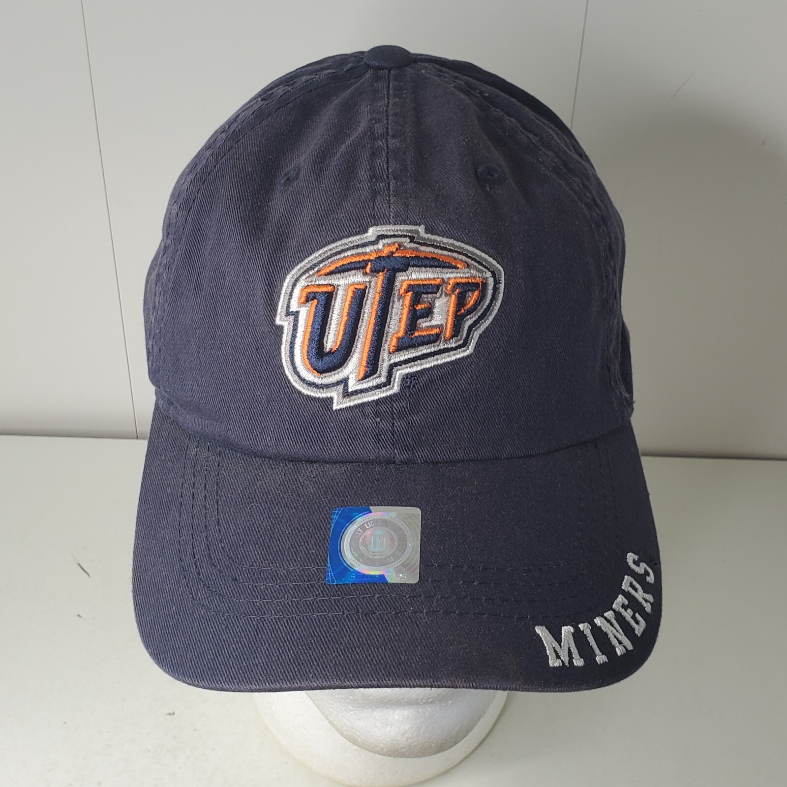 UTEP Miners Football Embroidered Logo Strapback Hat Baseball Cap Texas ...