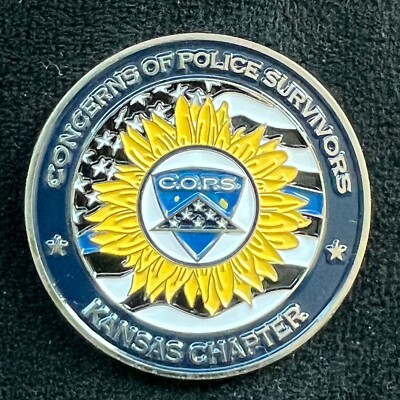 COPS Kansas Chapter Concern of Police Survivors Challenge Coin | eBay