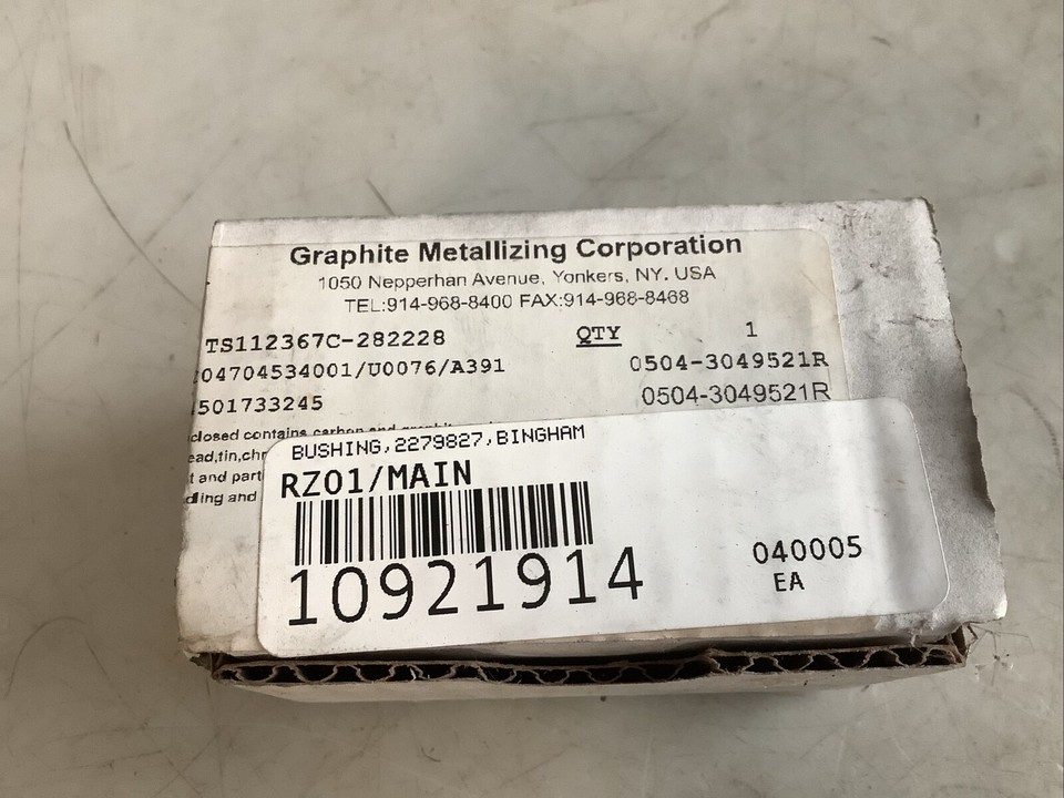 GRAPHALLOY TS112367C-282228 BUSHING 678 | eBay