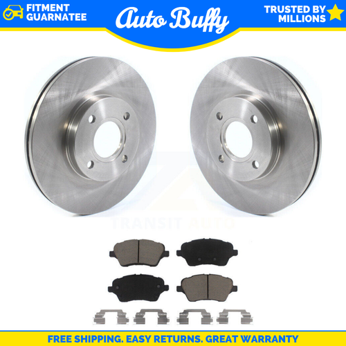 [Front] Disc Brake Rotors And Ceramic Pads Kit For 2014-2019 Ford ...