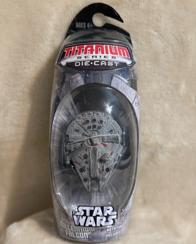 Hasbro Star Wars Titanium Series Millenium Falcon 2006 Die-Cast Metal New | eBay