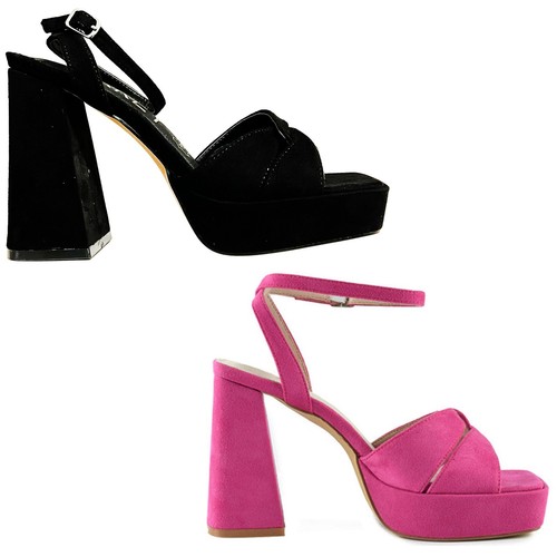 AZAREY Femmes Sandale Écho en Daim Avec Ceinture Fine 562G393 Made IN ...