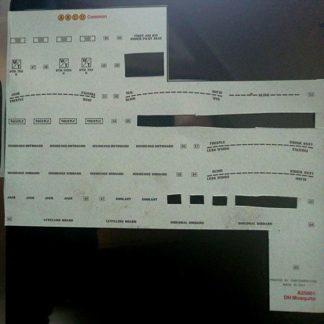 Airfix A25001 124 Scale De Havilland DH-98 Mosquito NF2/ FB6 Military ...