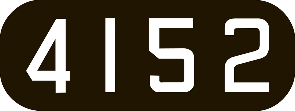 O105 - Insert Style EMD Number Board Decals - ShellScale Decals | eBay